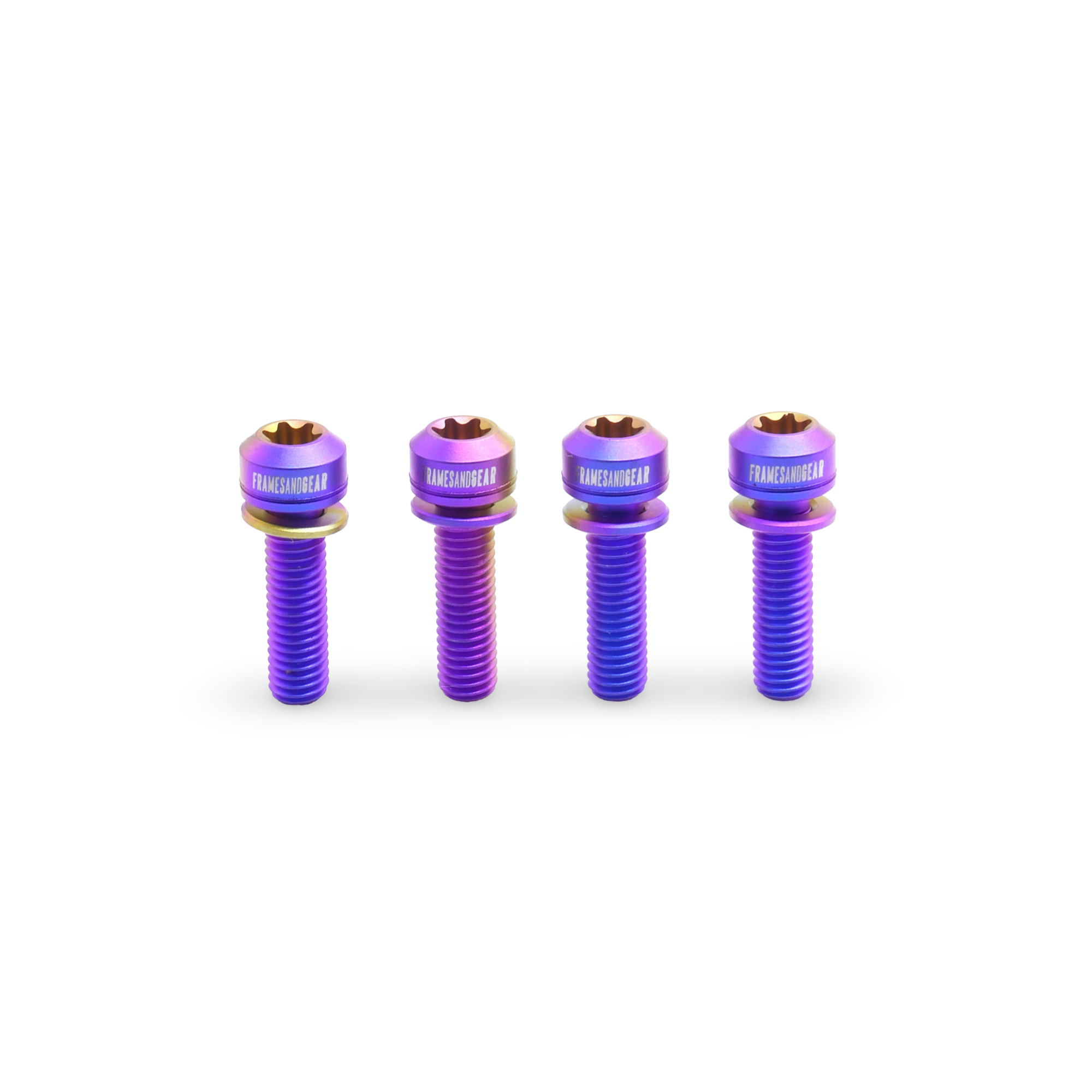 Framesandgear Titanium Computer Mount Bolts M5*18 Trout (Cylindrical H ...